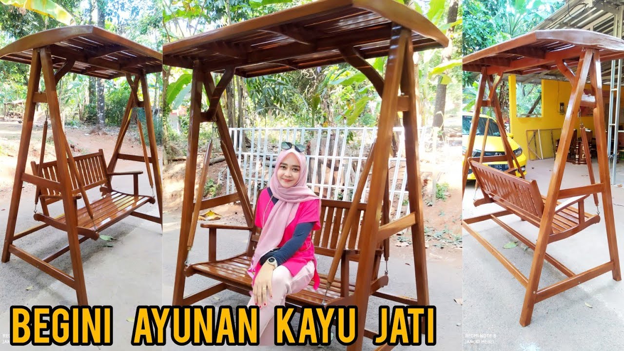 BEGINI AYUNAN KAYU JATI