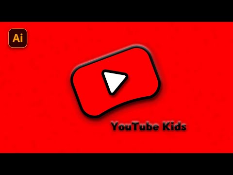 How To Draw The Youtube Kids Logo | Adobe Illustrator Tutorial