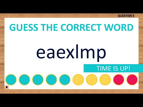 [Scrambled Word Game] Can You Unscramble These Words? 7 Letters