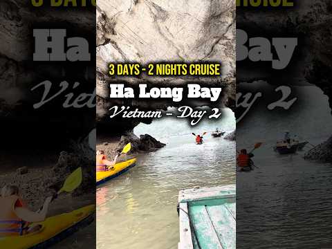 HA LONG BAY CRUISE IN VIETNAM - Is It Worth Your Money? Day 2 #vietnam #vietnamtravel