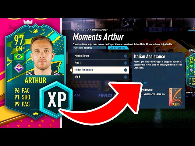FIFA 23 Arthur Player Moments Objective - All tasks, rewards, and more