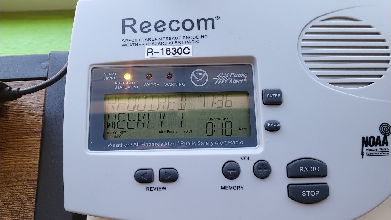 EAS #10 | Required Weekly Test (RWT) at 11:16am on 5/29/2024