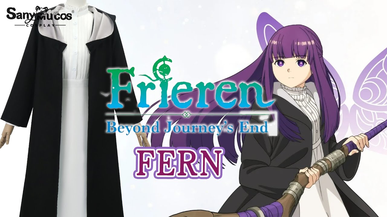 【SanyMuCos】Frieren: Beyond Journey's End Fern Cosplay Costume Plus Size Detail Show