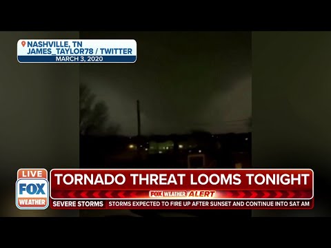 Tornado Threat Looms For Middle Tennessee Overnight