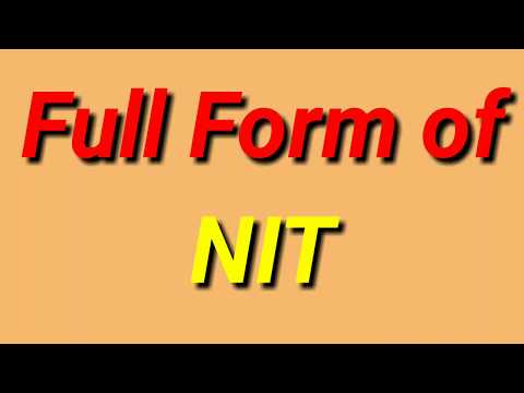 Full form of NIT