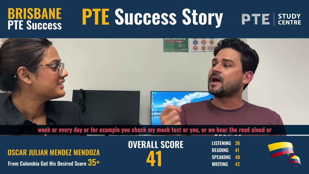 Julian from Colombia | PTE 35+