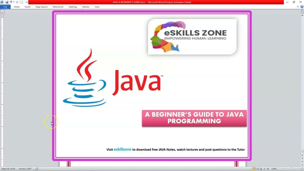 JAVA - Lecture 30 SWITCH…CASE WITH INTEGER
