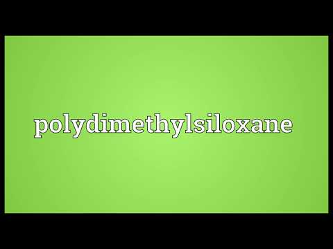 Polydimethylsiloxane Meaning