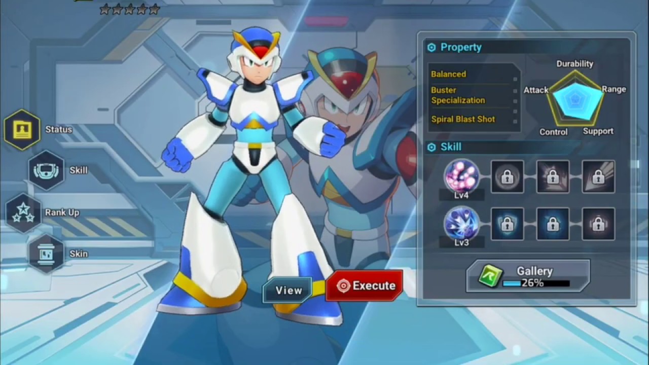 Mega Man X DiVE -  First Armor X Easter Egg