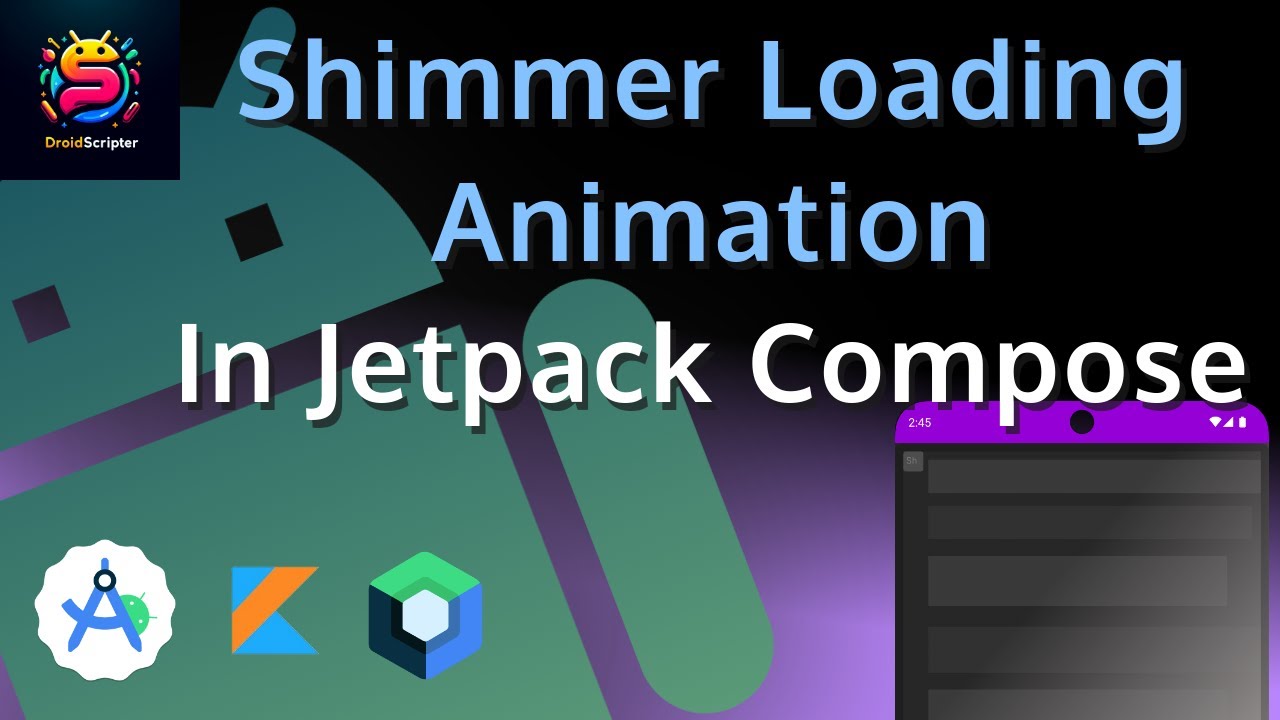 Shimmer Loading Animation with Jetpack Compose | Android Studio