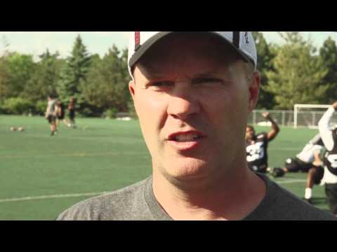 Rick Campbell on Day One of REDBLACKS Rookie Camp