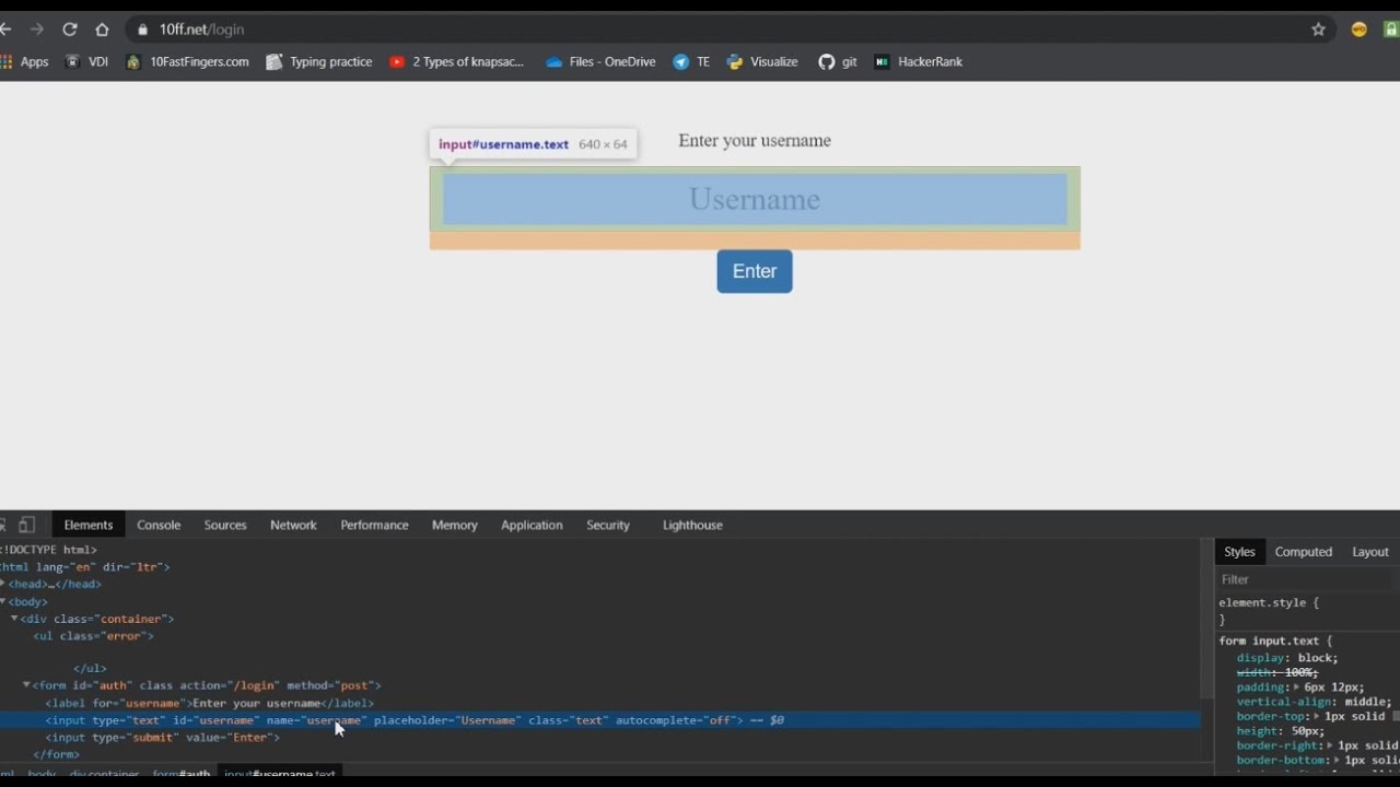 Typing bot tutorial using Python and Selenium