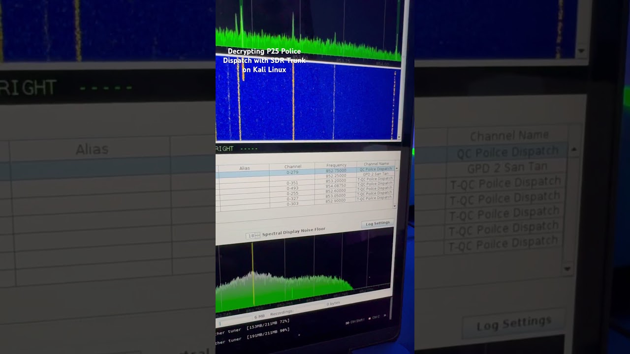Decrypting P25 Police dispatch with SDRtrunk on Kali Linux using RTL-SDR #Scandaddy