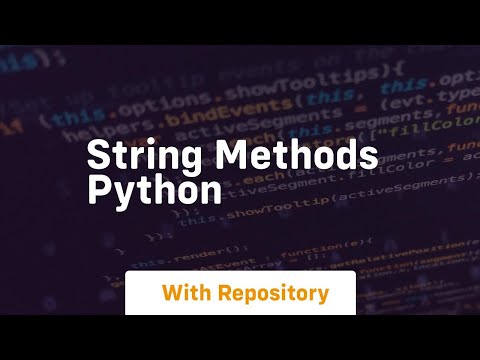 string methods python