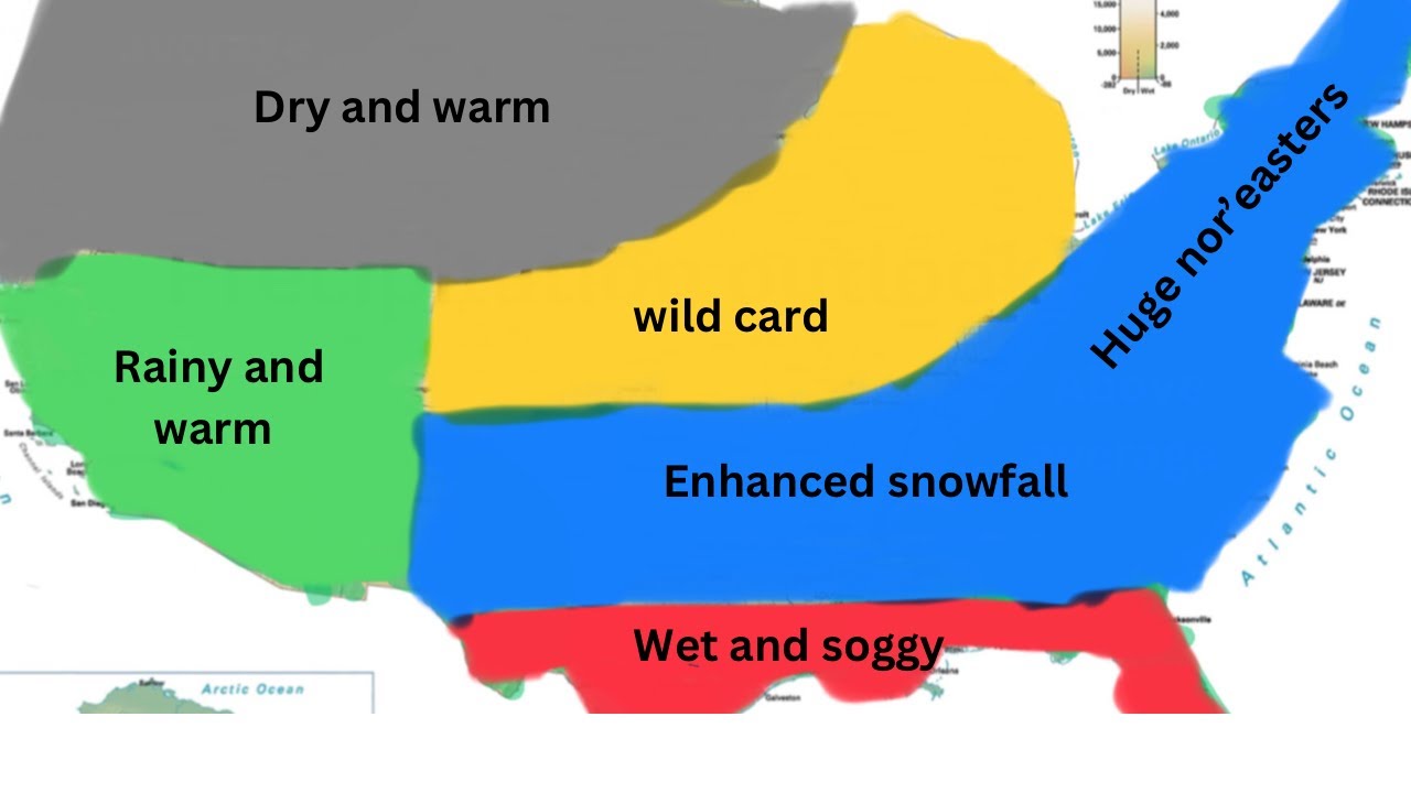 Preliminary winter forecast 2023-2024!! Potential El Niño impacts.
