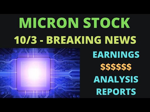 MU Stock : Micron Stock Analysis Forecast - Price Prediction, Earnings & ANALYSIS News Updates