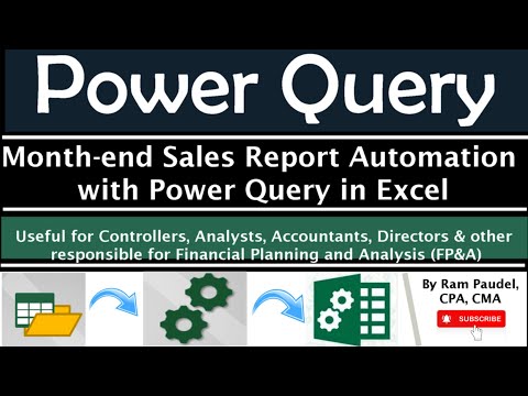 Amazing feature of Power Query to automate month-end sales report