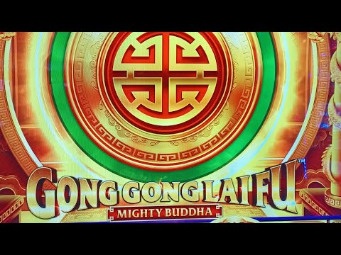 My first ever YouTube Jackpot!!! But first we ran it up on the new game Gong Gong Lai Fu!!!