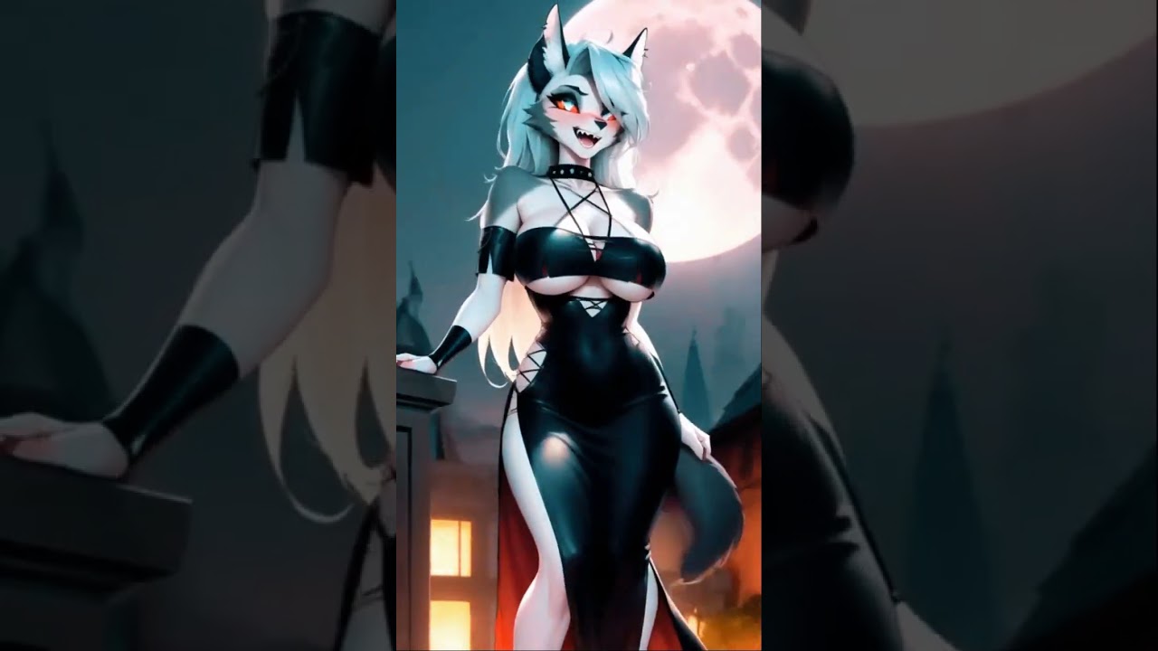 🐺 Loona • Ai Art Generator #helluvaboss #rule34 #shorts 💖💫