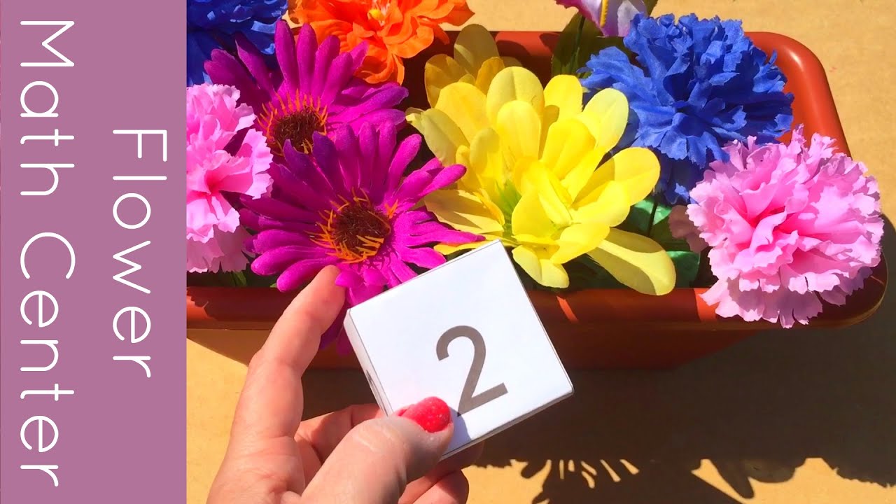 Flower Preschool and Kindergarten Math Center