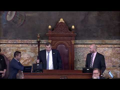 Rozzi Breaks Speaker's Gavel