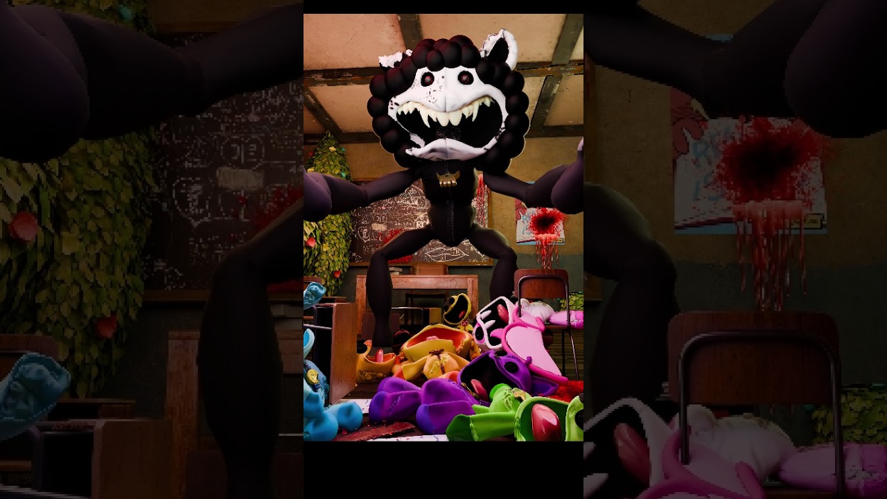 NEW STUDENT - POPPY PLAYTIME CHAPTER 4 #babachops  #4k  #poppyplaytime #animation #catnap #cartoon