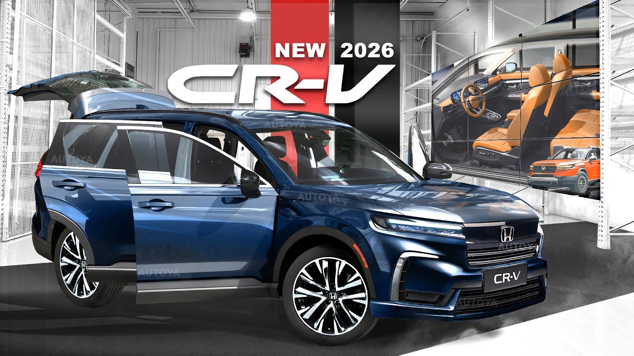 2026 Honda CR-V Virtually Shows Updated Design Inside and Out ...