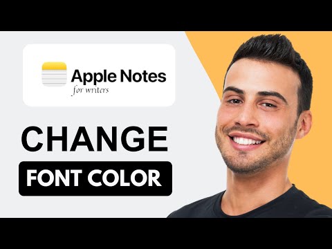 How To Change Font Color In Apple Notes | Quick Tutorial (2025)