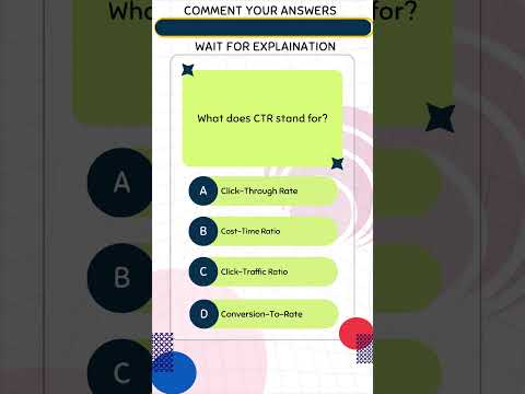 What does CTR stand for? Click Through Rate #CTR, #DigitalAdvertising, #metricspace #performance