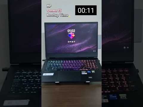 Gaming laptop bootup time | HP omen 15