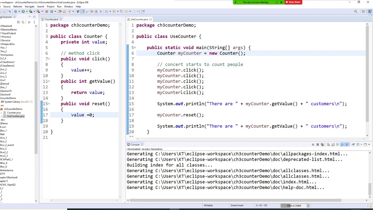 How to create java doc for java application