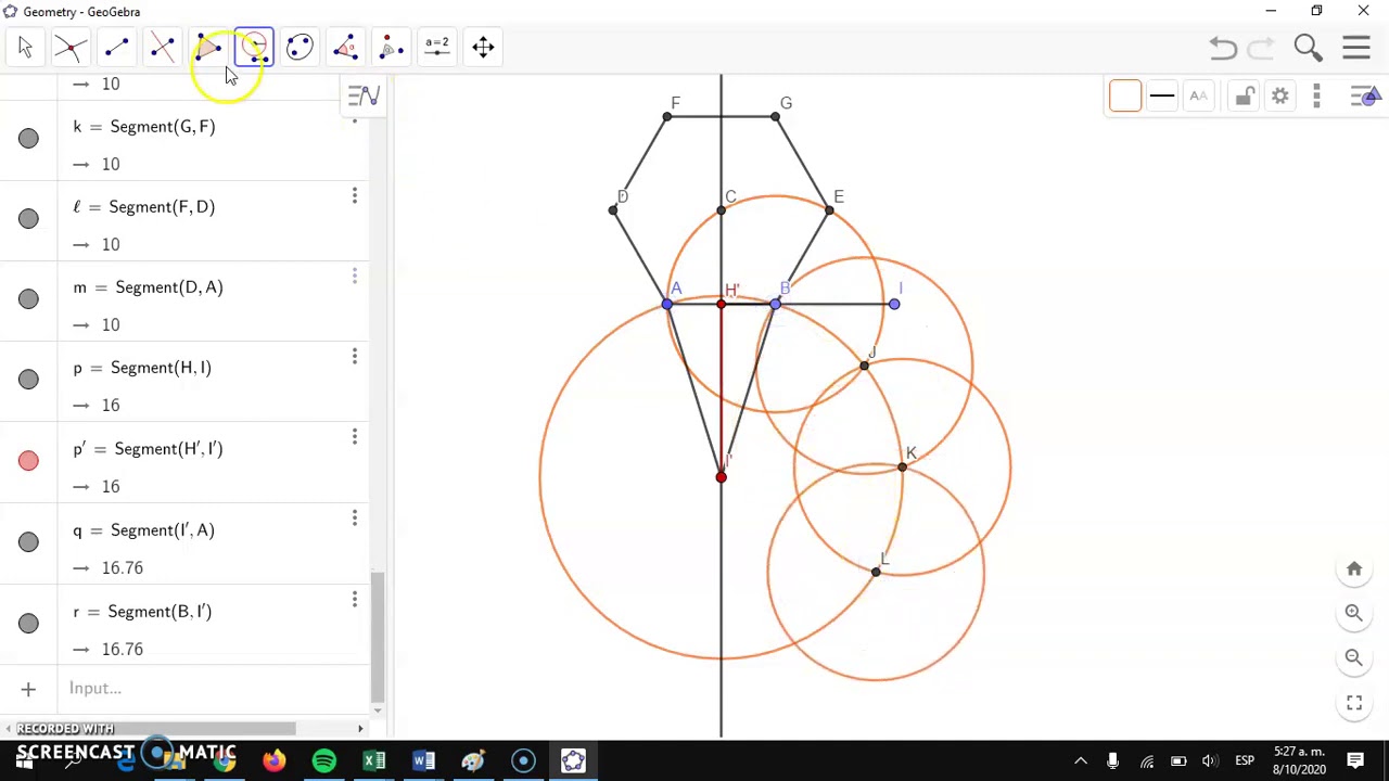 PYRAMID CONSTRUCTION 4 GEOGEBRA TUTORIAL