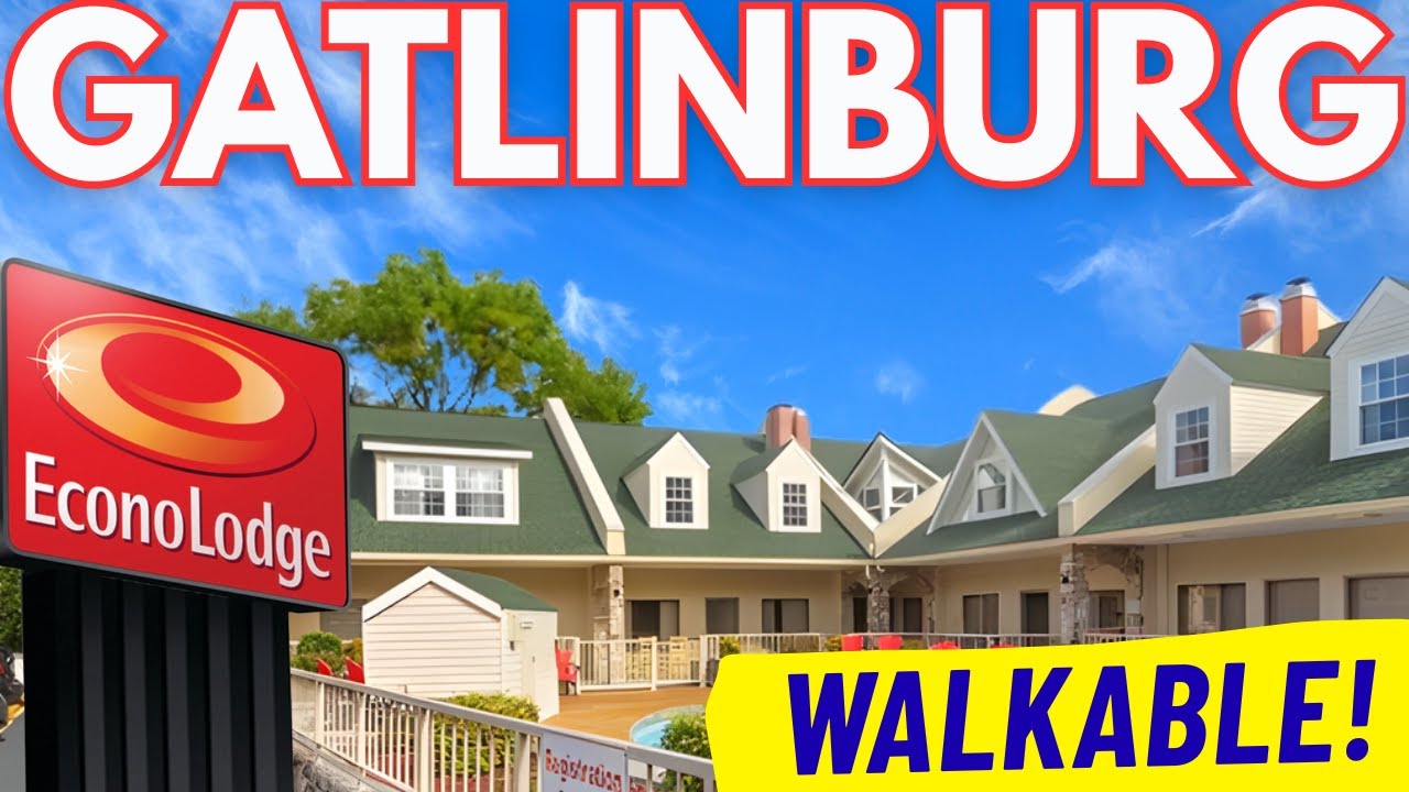 Econo Lodge Gatlinburg Room Tour & Review | Budget Hotel with Mountain Views & Downtown Location!