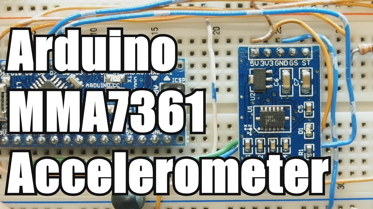 Build an Arduino to MMA7361 accelerometer interface