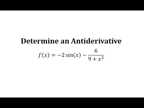 Determine an Antiderivative Involving Arctangent | Math Help from ...