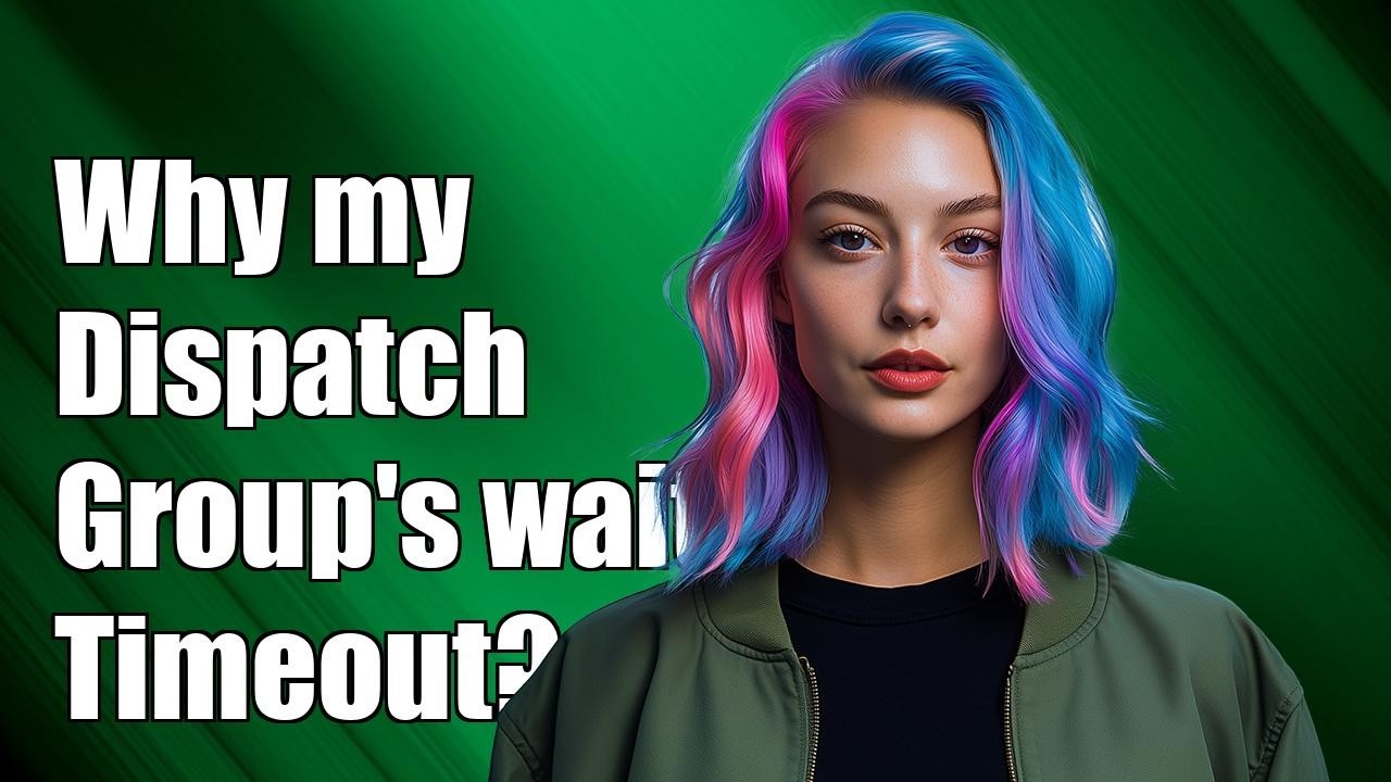 Why my DispatchGroup's wait always timeout?