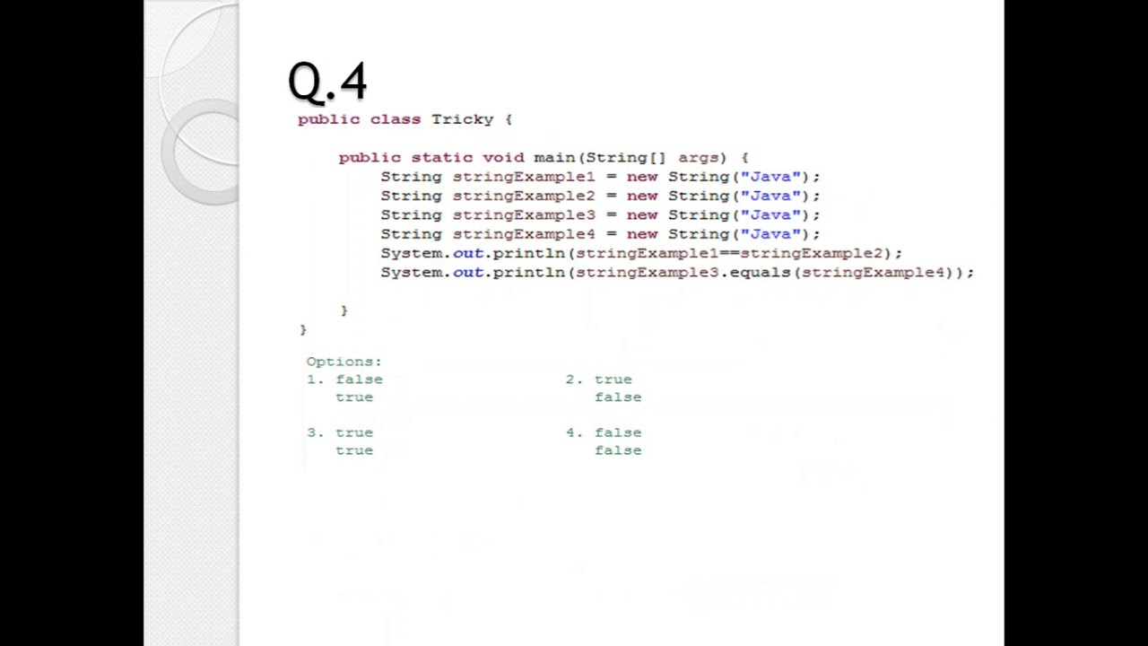 Tricky Java Questions | MCQ's | Java Programming Concepts | Part 1