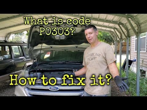 2017 Ford Escape | Check Engine Light | P0303 Code Diagnose and Repair