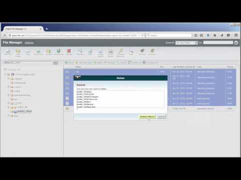 Compressing and Uncompressing files with the via the cPanel File Manager