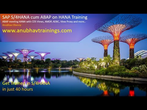 ABAP on HANA Training | S/4 HANA CDS Views | HANA on ABAP