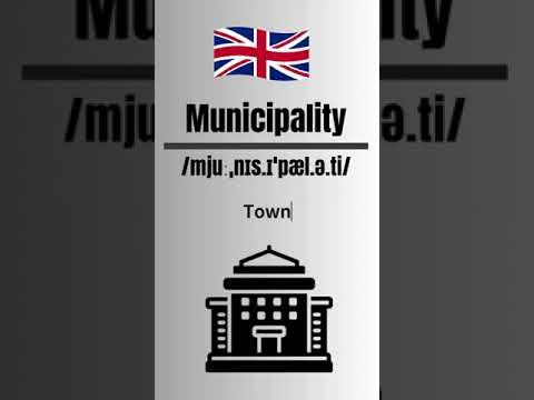 How to Pronounce Municipality Correctly-British Accent #britishaccent #britishpronounciation