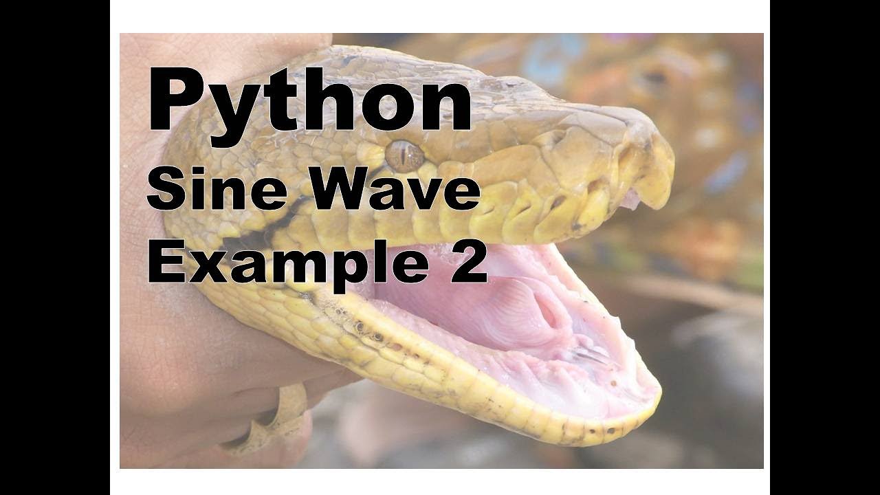 530-Python Sine Wave Example 2
