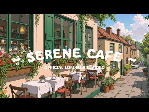 A serene cafe day | Official lofi music video 🌥️ Tranquil lofi cafe