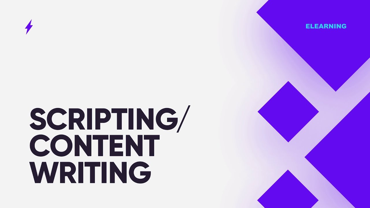Scripting content in eLearning | eLearning | 04