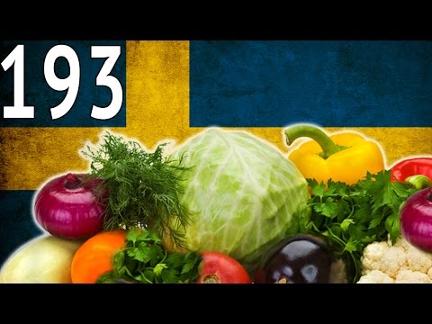 SWEDISH NAMES FOR VEGETABLES part 2 - 10 Swedish Words #193