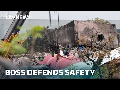 A week since the Air India disaster, the company's boss defends the airline safety record | ITV News