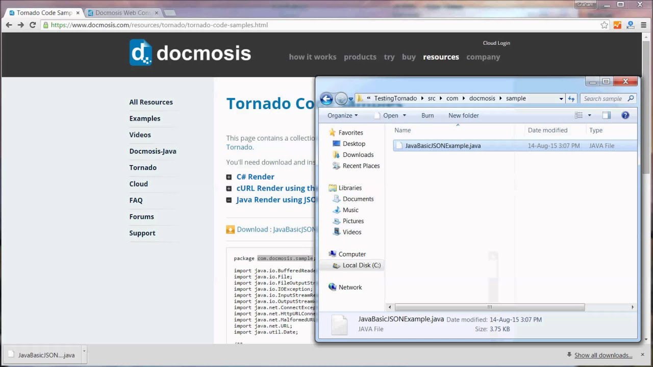 Create a PDF from Java (Eclipse) using Document Generation Engine