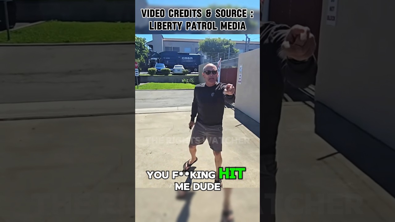 Angry Bald Man Gets Reality Check #karen #firstamendmentaudit