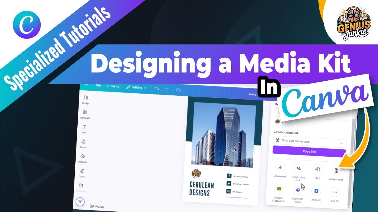 🚀 How to Design a Media Kit with Canva  Step by Step Tutorial for Creators!