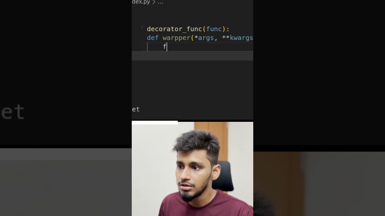 Python Decorators Unveiled: Mastering the Magic in 60 Seconds #shorts  || Code with SJ